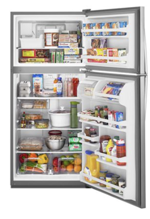 30-inch Wide Top Freezer Refrigerator – 18 cu. ft. Whirlpool – Expo by ...